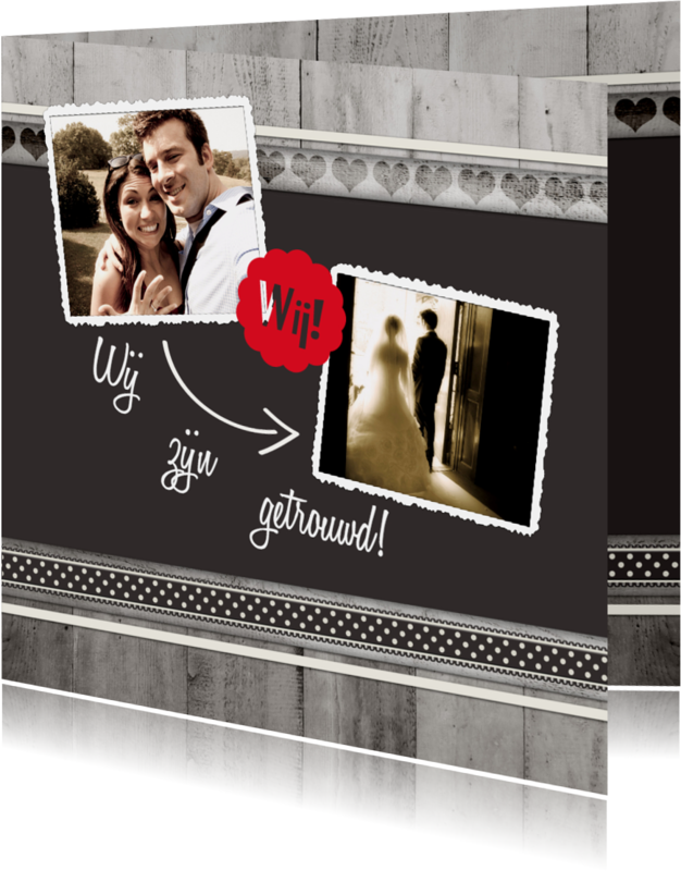Pas getrouwd kaarten - De mooiste kaarten | Kaartje2go