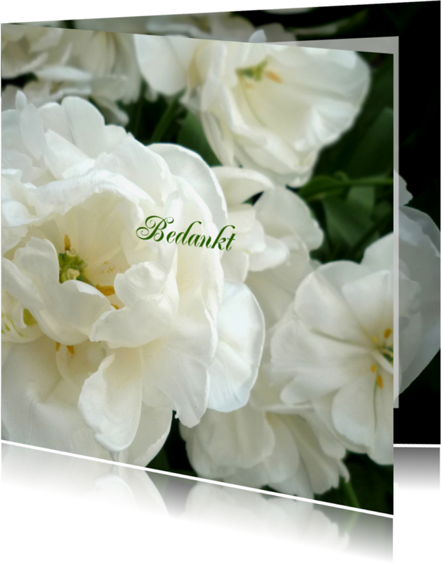 Bedankkaartjes overlijden - Rouwkaart bedankt | Kaartje2go