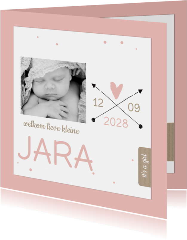 Geboortekaartjes meisje | geboorte dochter | Kaartje2go