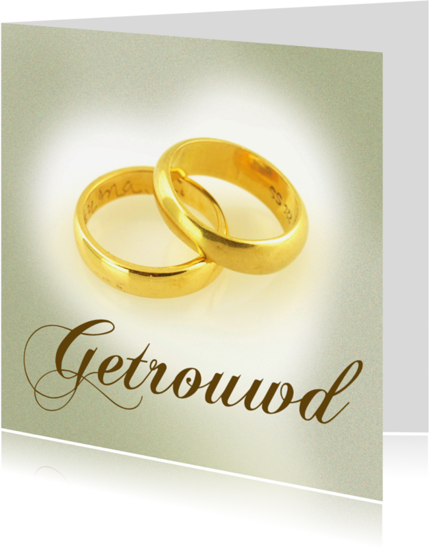 Pas getrouwd kaarten - De mooiste kaarten | Kaartje2go.be
