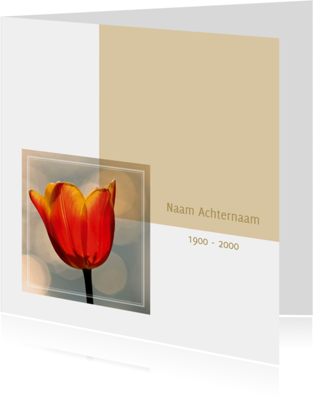 Bedankkaartjes overlijden - Rouwkaart bedankt | Kaartje2go