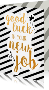 Gefeliciteerd met je nieuwe baan | felicitaties | Kaartje2go