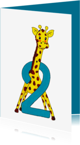 Verjaardag kind 2 - 6 jaar | Verjaardagskaart peuter en kleuter ...