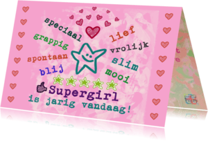 Verjaardag kind - verjaardagskaart | Kaartje2go.be