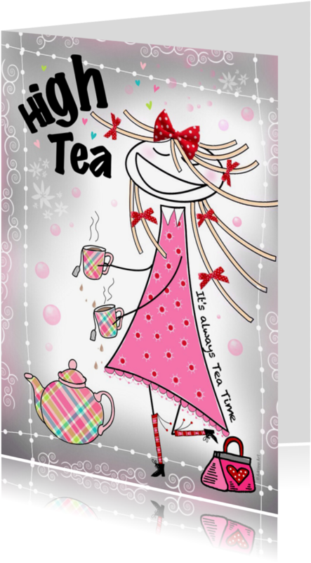 Uitnodiging High Tea maken en versturen | Kaartje2go